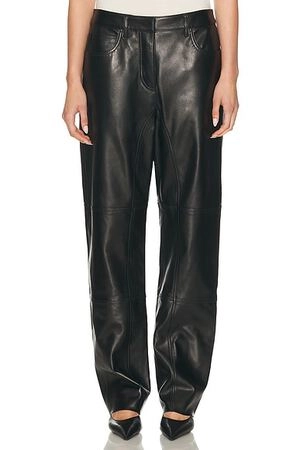 JIL SANDER 115 Leather Trousers
