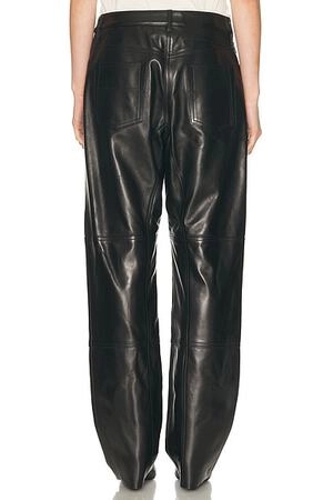 JIL SANDER 115 Leather Trousers