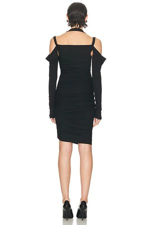 Attico Long Sleeve Midi Dress