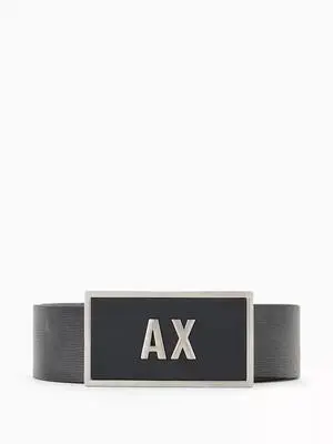 Armani Exchange Logo Buckle Belt