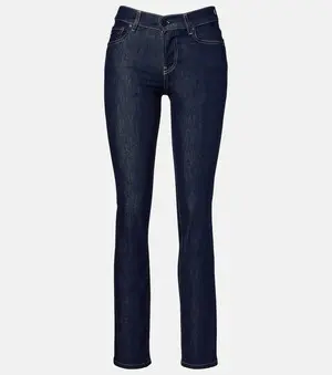 Ag Cologne Mid-rise Straight Jeans