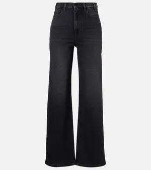 Ag Baggy Mid-rise Wide-leg Jeans