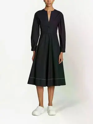 Proenza Schouler White Label Cotton Poplin Midi Dress