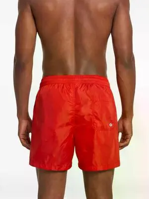 THE (ALPHABET) Drawstring Shorts - Red