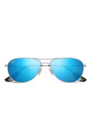 Maui Jim Baby Beach Oval-frame Sunglasses - Silver
