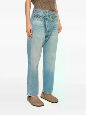 R13 Cross-waistband Jeans