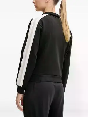 Guess Stripe Detail Zip-up Sweatshirt