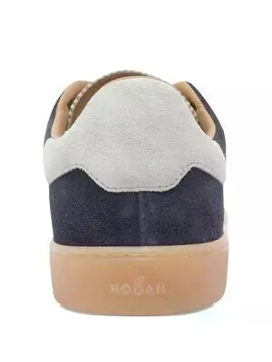 Hogan Suede Sneakers With H Logo Detail - Blue