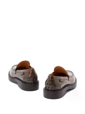 TOD'S Penny Leather Loafers