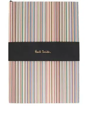 Paul Smith Signature Stripe Notebook - Neutrals