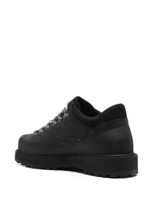 Diemme Cornaro Lace-up Leather Sneakers - Black