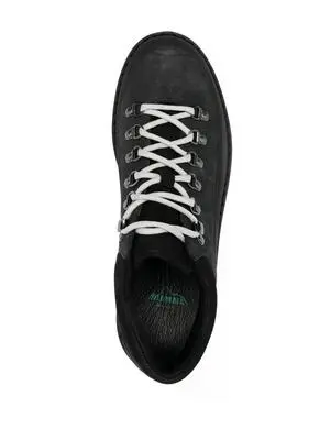 Diemme Cornaro Lace-up Leather Sneakers - Black