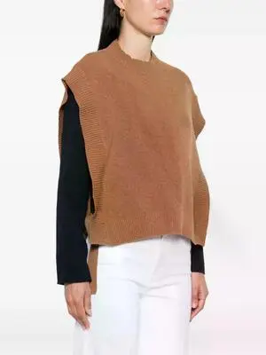 A.p.c. Wool Vest With Side Ties