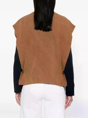 A.p.c. Wool Vest With Side Ties