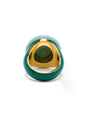AURÉLIE BIDERMANN Tabarin Malachite Ring - Green
