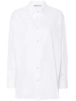 MODES Long-sleeve Cotton Shirt - White