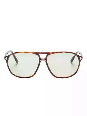 TOM FORD Bruce Pilot Frame Sunglasses - Brown