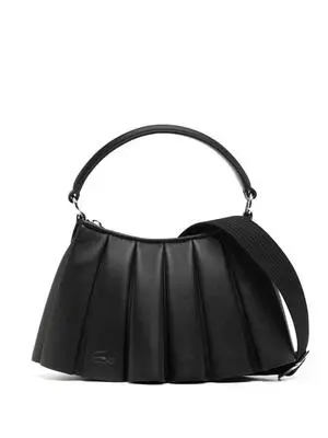 Lacoste Small Pleated Messenger Bag - Black