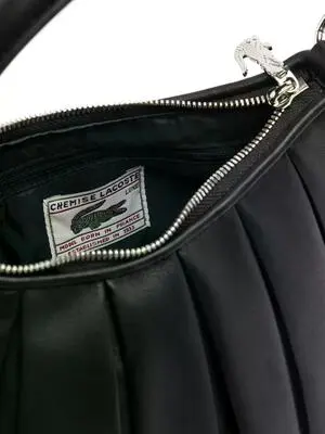Lacoste Small Pleated Messenger Bag - Black