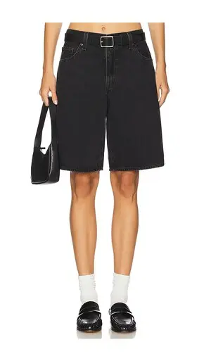 LEVI'S Baggy Dad Denim Shorts - Black