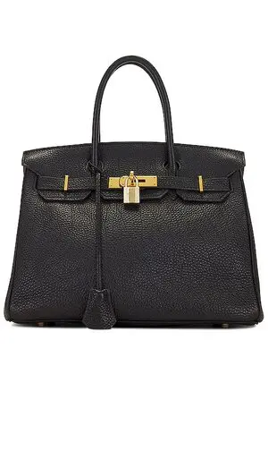 FWRD RENEW Hermes Togo Birkin 30 Handbag - Black