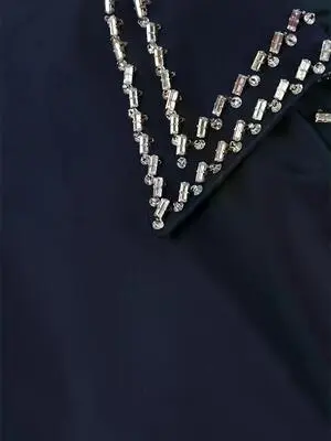 Prada Crystal-embellished Single-breasted Coat