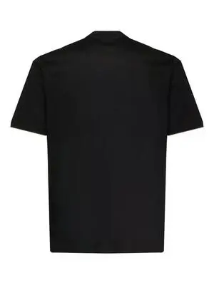 GIULIANO GALIANO Crew-neck Short-sleeve T-shirt - Black