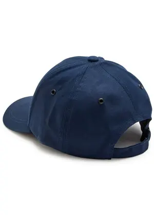 Paul Smith Embroidered Cotton Cap - Blue
