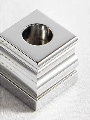 Christofle Mathias Kiss Aluminium Candle Holder