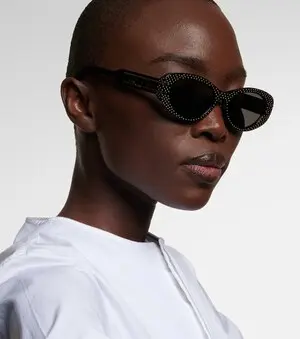 Dior Oval Studded Sunglasses