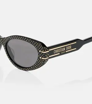 Dior Oval Studded Sunglasses