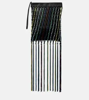 Gabriela Hearst Naila Leather Pouch With Fringe