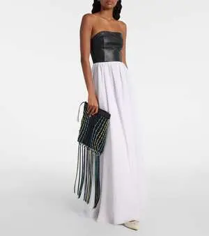 Gabriela Hearst Naila Leather Pouch With Fringe