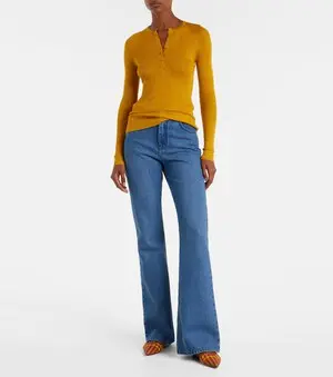 Gabriela Hearst Aurora Woven Leather Ballet Flats