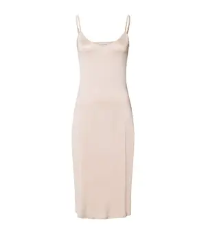 Hanro Satin Midi Dress Beige