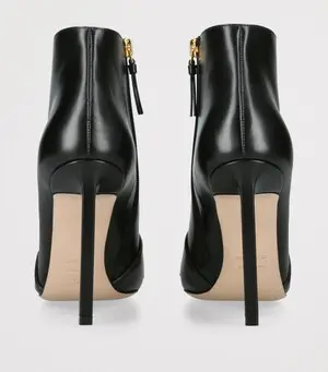 TOM FORD Leather Eva Ankle Boots - Black