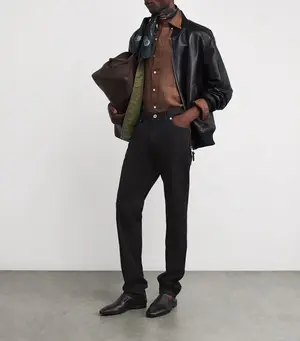 Brioni Meribel Straight Leg Jeans - Black
