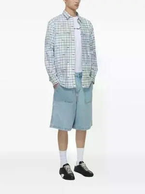 Maison Kitsuné Check-print Long-sleeve Shirt