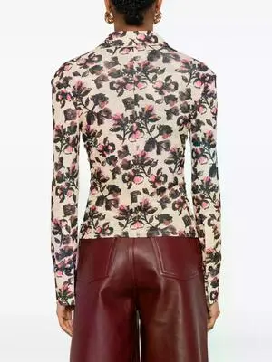 Nanushka Floral Print Long-sleeved Shirt