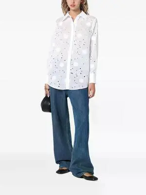 Valentino Garavani Broderie Anglaise Shirt - White