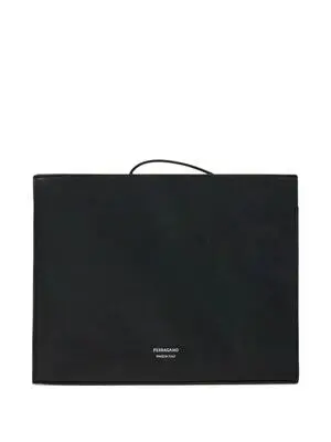 FERRAGAMO Gancini Clutch Bag - Black