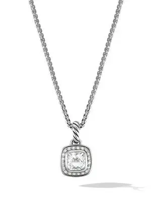 David Yurman Petite Albion Diamond Necklace - Silver
