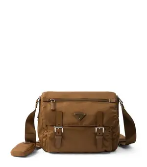 Prada Re-nylon Cross-body Bag - Brown