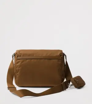 Prada Re-nylon Cross-body Bag With Saffiano Leather Trims