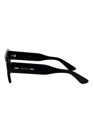 Calvin Klein Rectangle Frame Sunglasses - Black