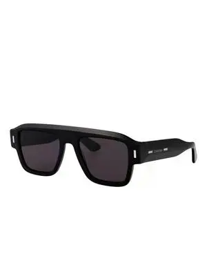 Calvin Klein Rectangle Frame Sunglasses - Black