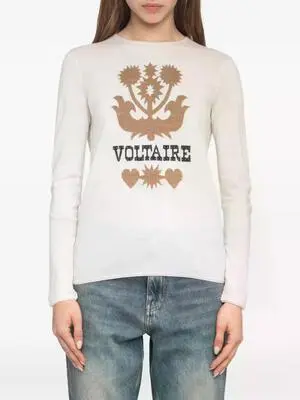 Zadig&Voltaire Teissa Floral Embellished Sweater