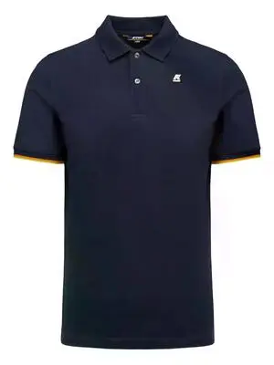 K-WAY Tipped Polo Shirt - Blue