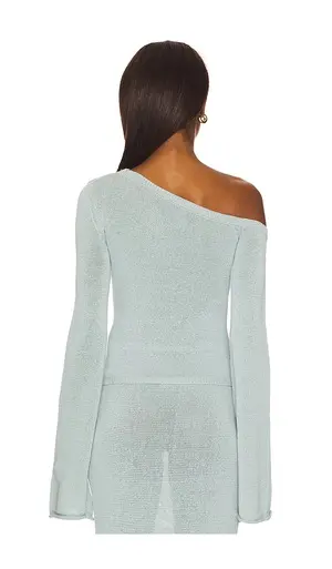 SEROYA Alivia Knit Top - Blue