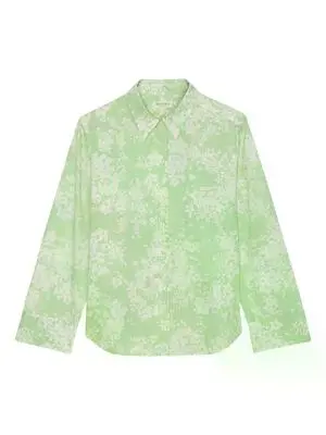 Marc O'polo Floral Print Button-up Shirt - Green